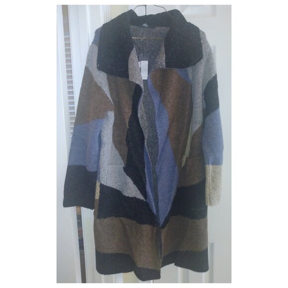 Vertigo | Jackets & Coats | Nwt Vertigo Multi Color Sweater Jacket Size ...